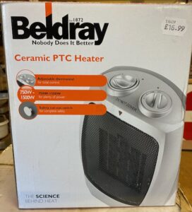 Beldray ceramic PTC heater | The 2nd Hand Shop
