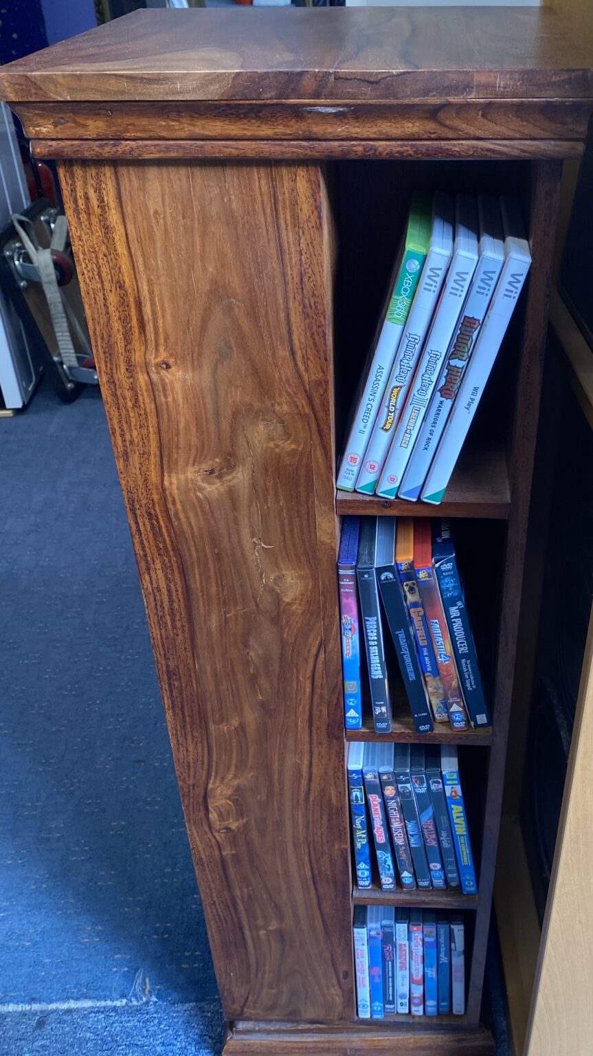 Rotating CD/DVD/Book rack | The 2nd Hand Shop